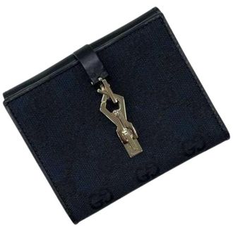 Gucci Portefeuille Pre-owned Vintage (Bi-fold) - Femme - Pre-owned - Noir - Taille: ONE Size