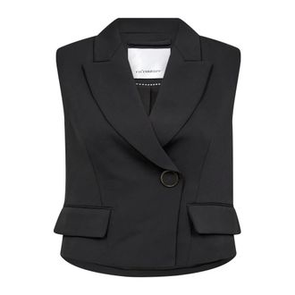 Co'Couture Femme, Vestes, Noir, Taille: 44 FR Gilets