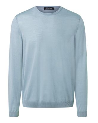 Maerz Rundhals-Pullover aus extrafeiner Summer Merinowolle in