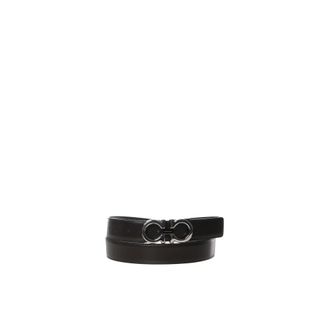 Ferragamo Wende-Gancini-G&uuml;rtel - - Accessories - Herren - Schwarzk - 115 CM