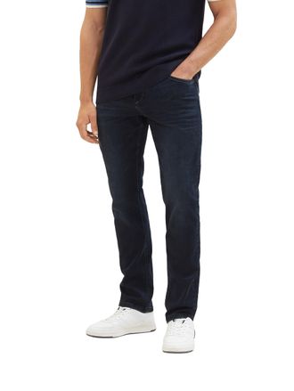 Tom Tailor Herren 1037638 Josh Regular Slim Jeans mit Stretch, 10170-blue Black Denim, 33/32