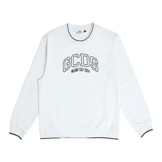 GCDS Gcds, Damen, Sweatshirts & Hoodies, Wei&szlig;, MGr&ouml;&szlig;e