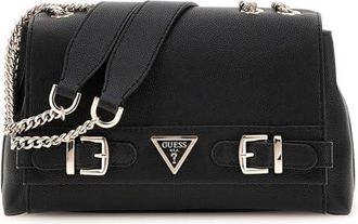 Guess ECO Ali Convertible XBODY Flap, Hand Bag Women, Noir, Taille Unique