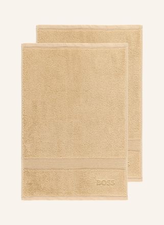 HUGO BOSS G&auml;stetuch 2er Set Loft beige