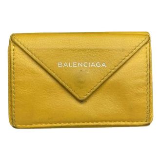 Balenciaga Pre-owned Card Holder/Portmonee - - Pre-owned - Damen - Gelb - ONE SIZE