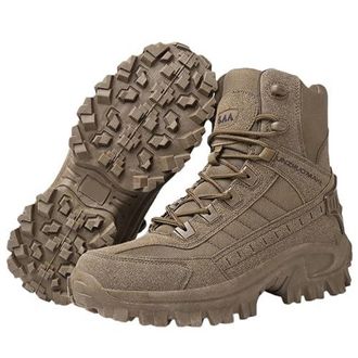 Generic Bottes de travail orthop&eacute;diques anti-crevaison pour homme - Chaussures de s&eacute;curit&eacute; imperm&eacute;ables pour le travail et les activit&eacute;s de plein air, marron,
