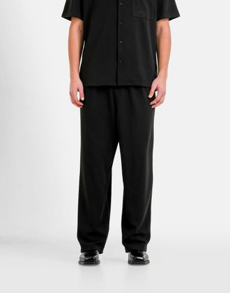 Sixth June Pantalon d&eacute;t&eacute; textur&eacute; - Noir