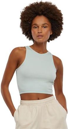 Urban Classics Haut Court c&ocirc;tel&eacute; pour Femme Tricot, Menthe givr&eacute;e, XXL