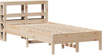 vidaXL Massivholzbett ohne Matratze 120x200 cm Kiefernholz Vidaxl