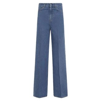 Toteme Weite Bein Denim Jeans - - Jeans - Damen - Blau - W26 L30