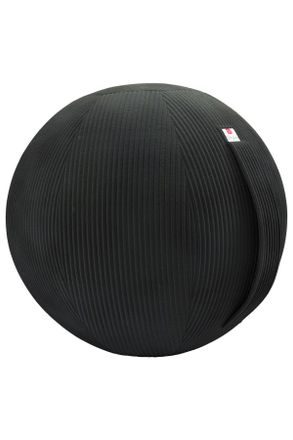 Stylife Sitzball, Schwarz, Textil, F&uuml;llung: Luftkern, Oeko-Tex Standard 100, Wohnzimmer, Hocker, Sitzs&auml;cke