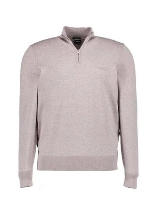 HUGO BOSS Herren Pullover braun unifarben