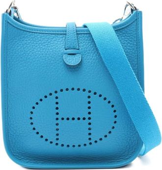 Hermès sac à bandoulière Evelyn PM (2020) - Bleu