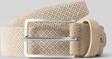 Pierre Cardin G&uuml;rtel aus echtem Leder in Suede-Optik