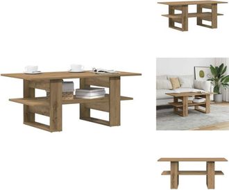 vidaXL Vidaxl - Couchtisch Artisan-Eiche 102x55x42 cm Holzwerkstoff - Couchtisch - Couchtische - Beistelltisch - Sofatisch