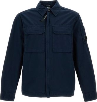 C.P. Company C.p. Company, Homme, Vestes, Bleu, Taille: L Cotton Jacket