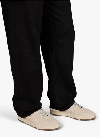 Lanvin Baskets bi-mati&egrave;re &agrave; lacets