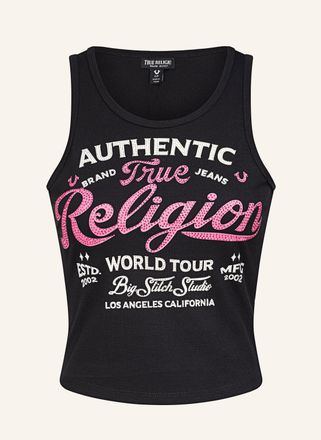 True Religion Tank Top schwarz
