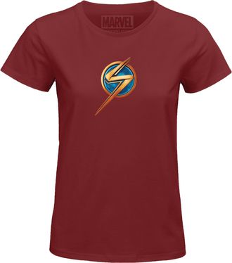 MARVEL Damen womavlsts014 T-Shirt, Burgunderrot, X-Large