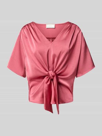 Neo Noir Bluse mit Knoten-Detail Modell Casadia