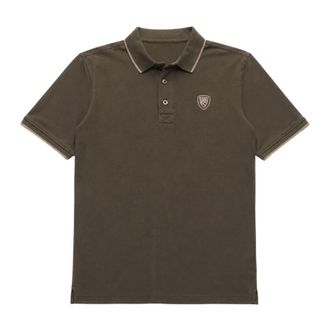 Blauer Damon Polo Shirt - - Tops - Herren - Gr&uuml;n - S