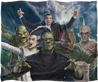 Universal Monsters Monsters Group Silky Touch Super Soft Throw Blanket 152 X 127 cm