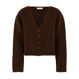 Akep Costa Inglese Short Cardigan - - Knitwear - Damen - Grau - M
