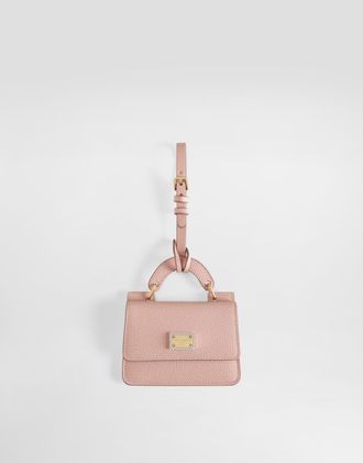 Dolce & Gabbana Dauphine Calfskin Card Holder - Frau Geldb&ouml;rsen Und Kleinlederwaren Rosa Leder Onesize