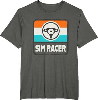 Foxxy Merch Sim Racer Retro Sim Racing Virtuelles Vintage-Motorsportspiel T-Shirt