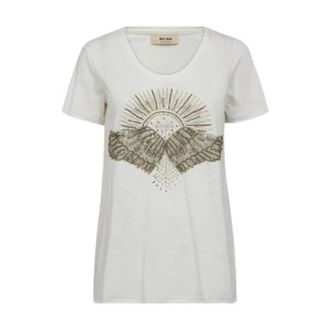 Mos Mosh Nadine Tee - - Tops - Damen - Wei&szlig; - L