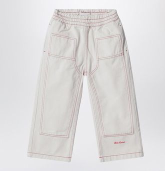 Bobo Choses cream-colored trousers