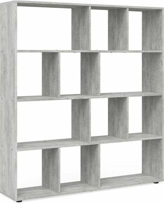 Vicco Raumteiler Pilar, Grau, 131.6 x 143 cm