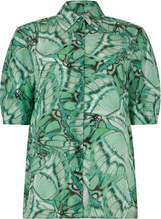 Alberta Ferretti Femme, Blouses et Chemises, Vert, Taille: 40 FR Blouses & Chemises