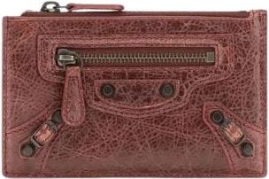 Balenciaga Leder Motorrad Geldb&ouml;rse - - Accessories - Damen - Rot - ONE SIZE