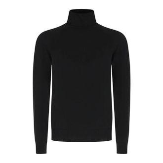 Alpha Studio Rollkragenpullover - - Knitwear - Herren - Schwarzk - S