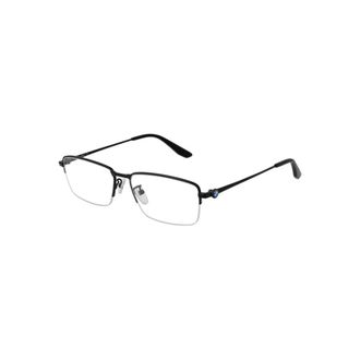 BMW Schwarze Rechteckige Metall-Optikrahmen - - Accessories - Herren - Schwarzk - ONE SIZE