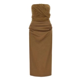 Magda Butrym 28 Midikleid - - Dresses - Damen - Braun - 2XS