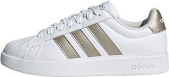 adidas Chaussures Street Talk pour femme, Blanc cyber m&eacute;tallis&eacute; blanc, 42 EU