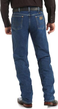 Wrangler Herren Cowboy Cut Active Flex Original Fit Jeans, Stonewashed, 34W / 36L