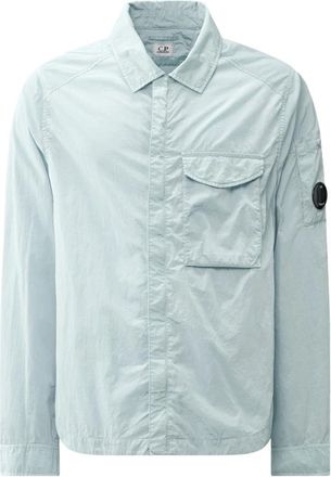 C.P. Company C.p. Company, Homme, Vestes, Bleu, Taille: M Chrome-R Pocket Overshirt