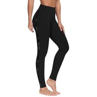 Generic Legging de sport pour femme - Opaque - Pantalon de yoga - Taille haute - Pantalon de sport - Pantalon de fitness - Push Up - Legging de yoga - Stretch
