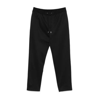 Moncler Homme, Pantalons, Noir, Taille: XL Pantalon de jogging logo