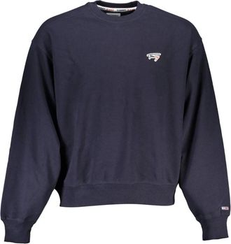 Tommy Hilfiger Homme, Sweatshirts et sweats &agrave; capuche, Bleu, Taille: L Sweat Bleu Manches Longues Logo Application