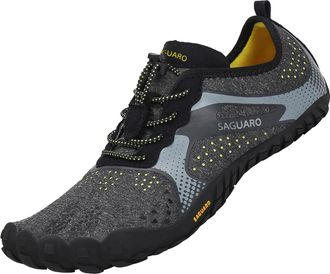 Saguaro Barfu&szlig;schuhe Herren Barfuss Schuhe Damen Sommer Barefoot Shoes Leicht Atmungsaktive Barfussschuhe Outdoor Zehenschuhe f&uuml;r M&auml;nner Frauen, Schwarz, 44 E
