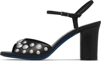 Loriblu Femme, Chaussures, Noir, Taille: 37 EU Metal Studs Nappa Leather Sandales