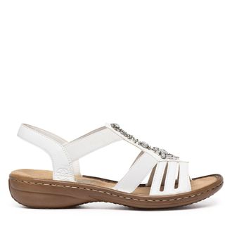 Rieker Sandalen Rieker 60839-80 Wei&szlig;