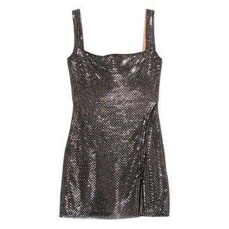 Self Portrait Rhinestone-embellishment Mini Dress