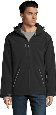 SOLS Rock Softshelljacke Wattiert f&uuml;r Herren (Schwarz)
