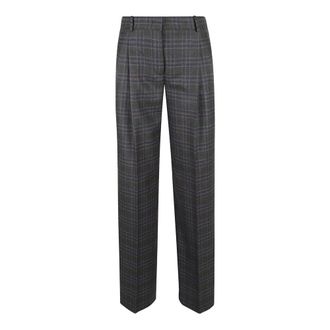 Ql2 Quelledue Straight Hosen - - Trousers - Damen - Grau - L