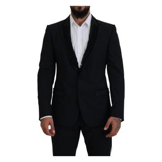 Dolce & Gabbana Homme, Vestes, Noir, Taille: L Blazers